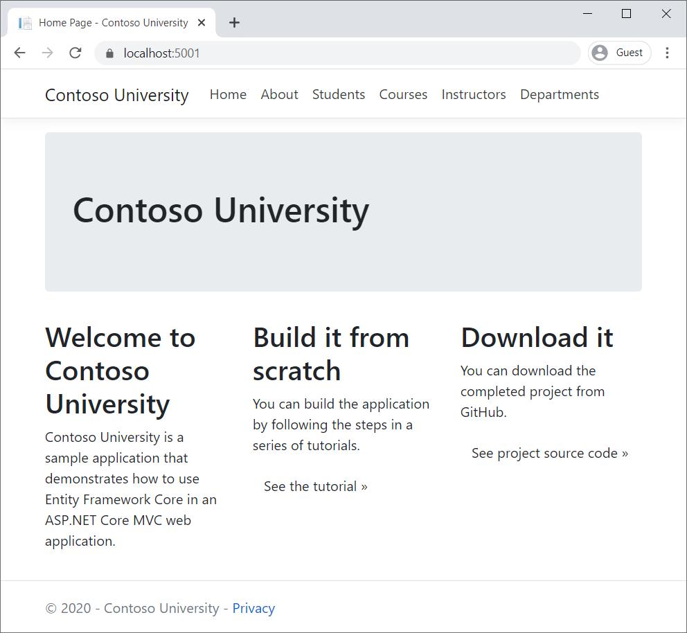 ASP.NET Core와 EF Core를 사용하여 CRUD 연습하기 ASP.NET Core와 EF Core를 사용하여 CRUD 연습하기