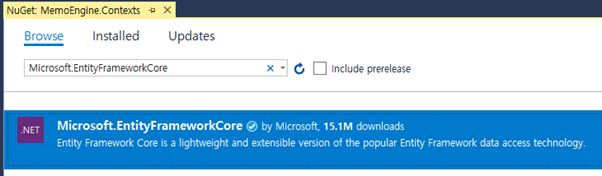 Entity Framework Core