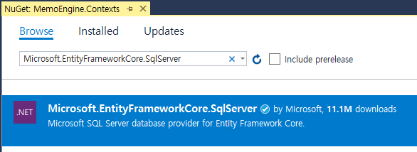 Entity Framework Core